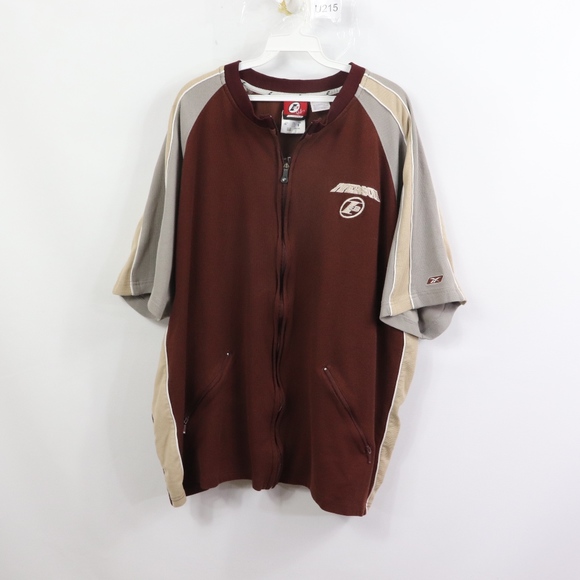 Reebok | Shirts | Reebok Mens 2xl Allen Iverson Spell Out Zip Shirt ...